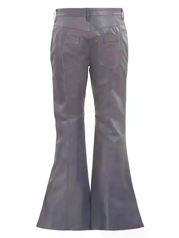 Marni Flared Leather Trousers