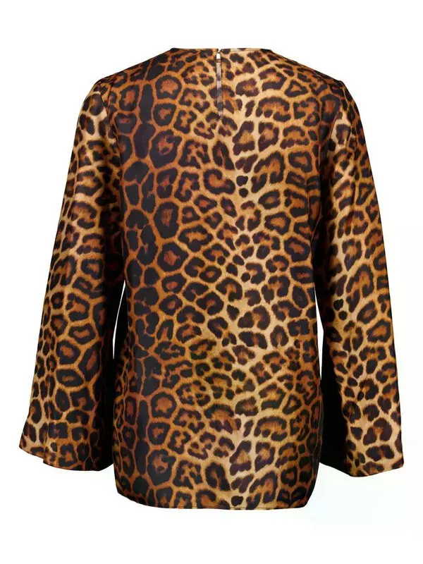 PAULA Printed Silk Blouse
