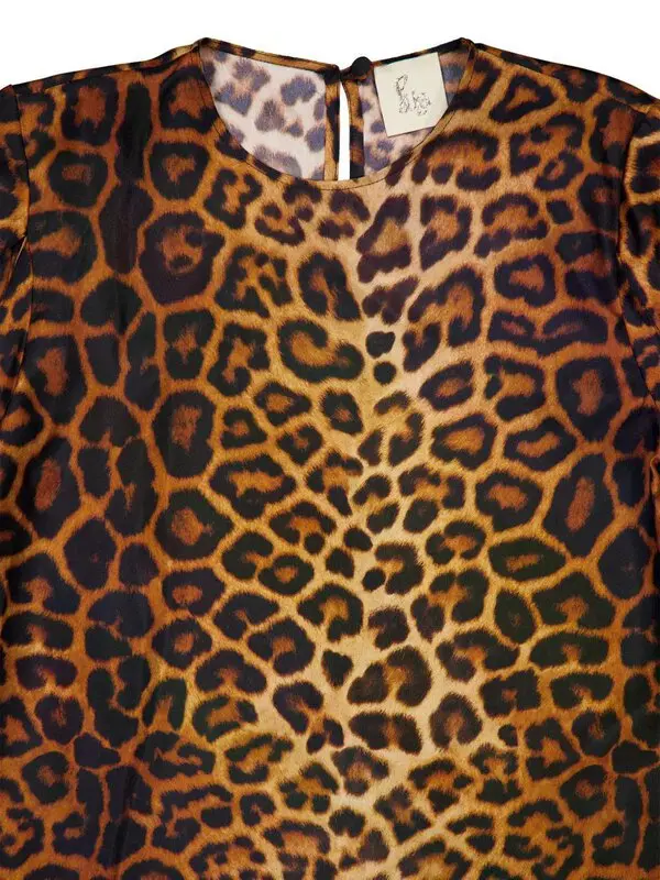 PAULA Printed Silk Blouse