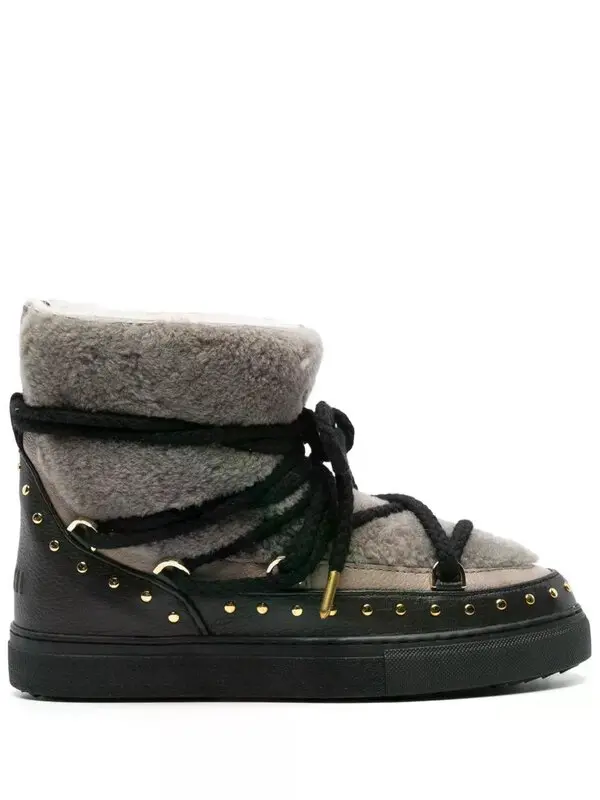 Inuikii Shearling Lace-up Boots