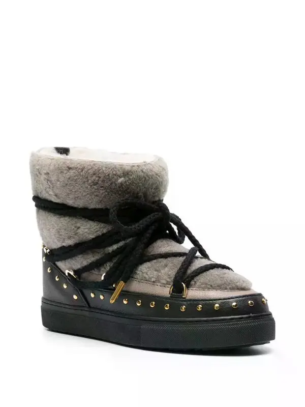 Inuikii Shearling Lace-up Boots