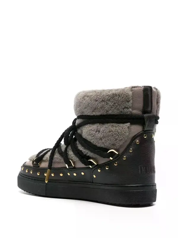 Inuikii Shearling Lace-up Boots