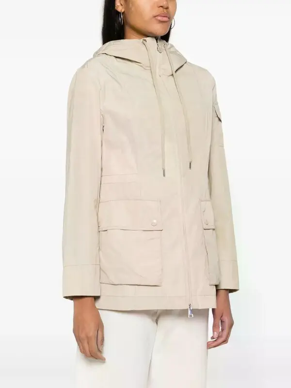 Moncler Leandro Parka Jacket - Neutrals