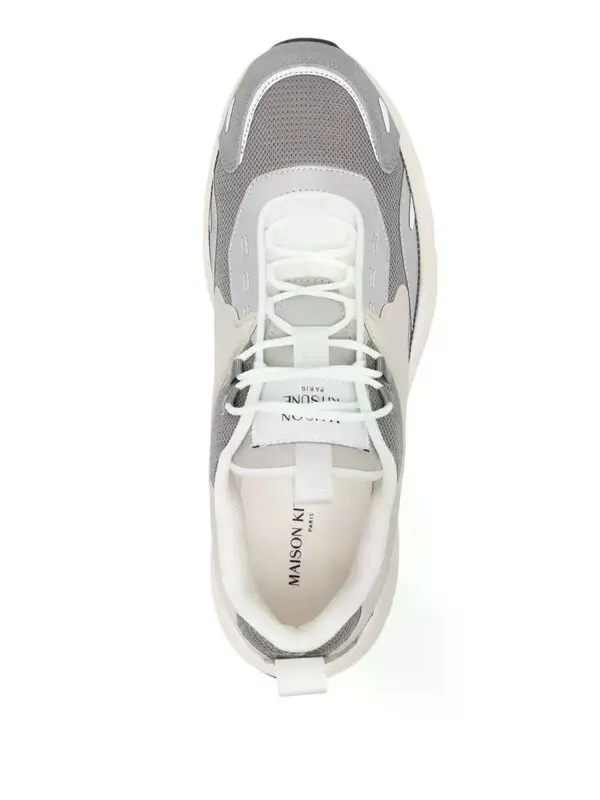 Maison Kitsuné Sora Lace-up Sneakers - Grey