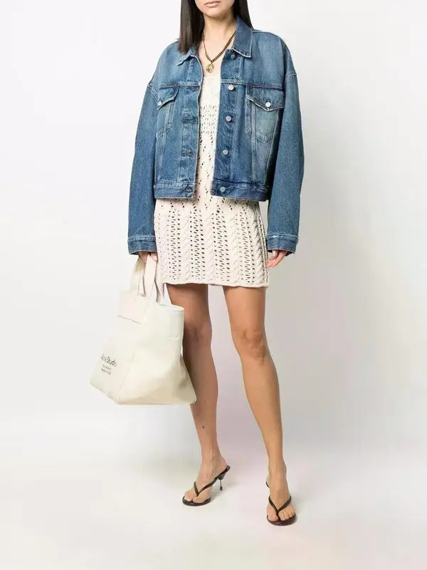 Acne Studios Cropped Denim Jacket