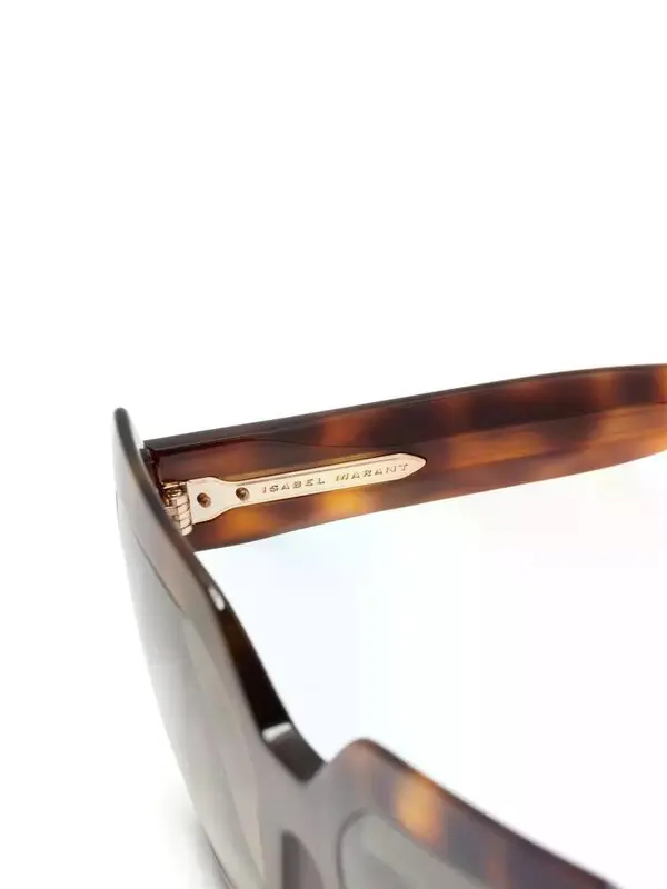 Isabel Marant Hexagonal Logo Sunglasses