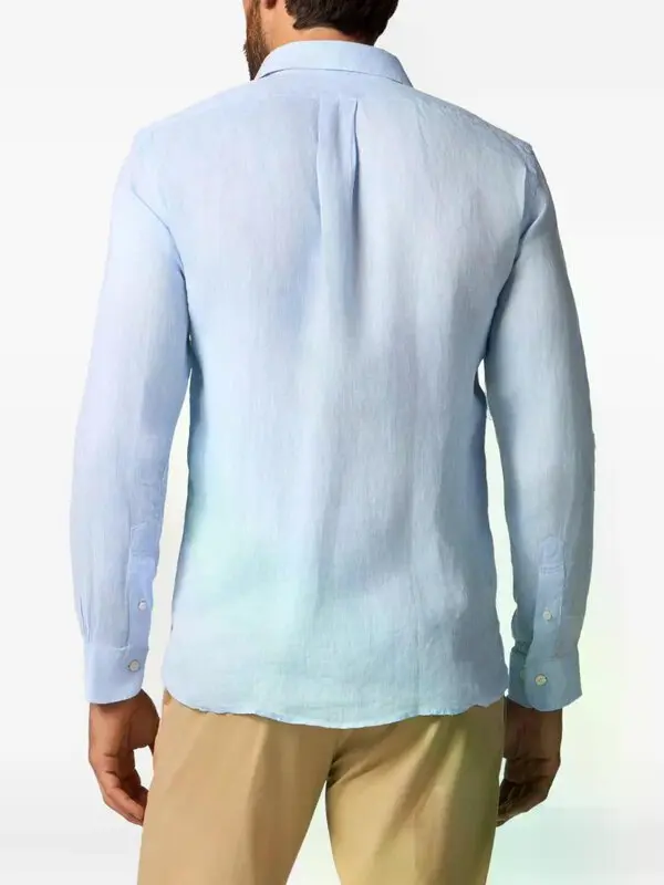 Brooks Brothers Linen Shirt - Blue