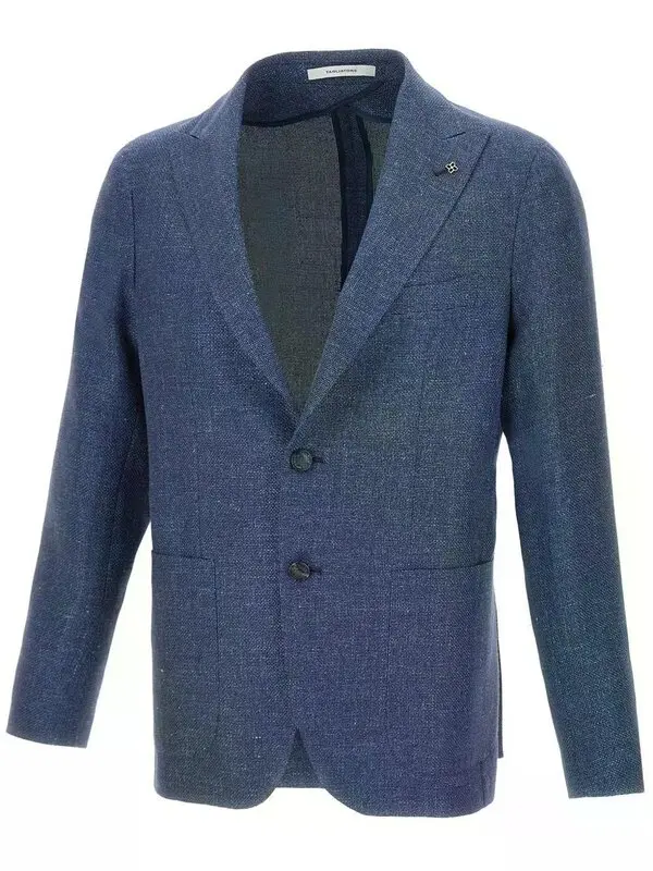 Tagliatore Single-breasted Blazer - Blue