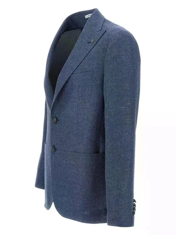 Tagliatore Single-breasted Blazer - Blue