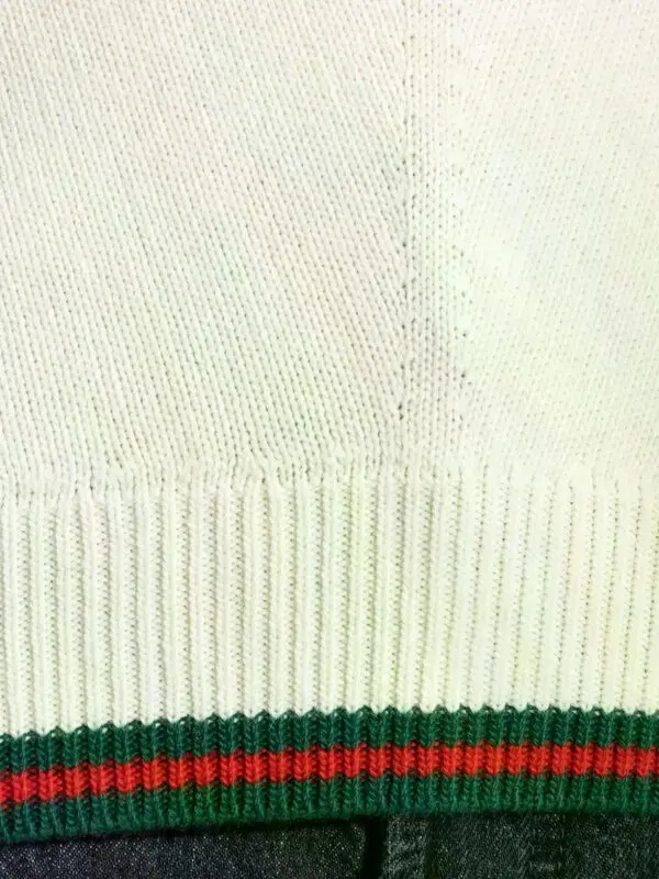 Gucci Web-stripe Trim Sweater