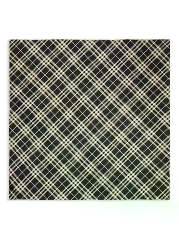 Burberry Check Scarf - Black