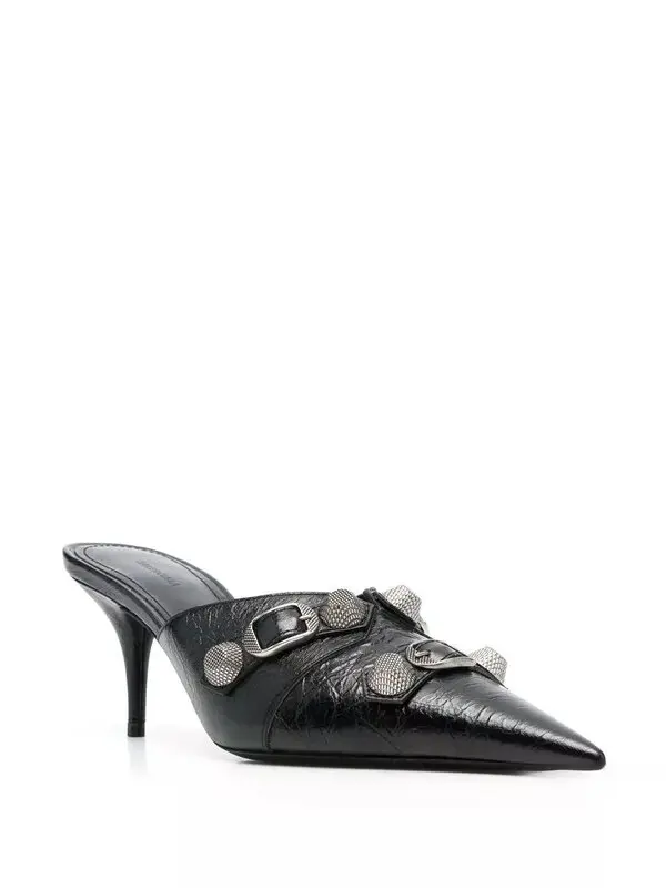 Balenciaga Cagole 80mm Pointed Mules