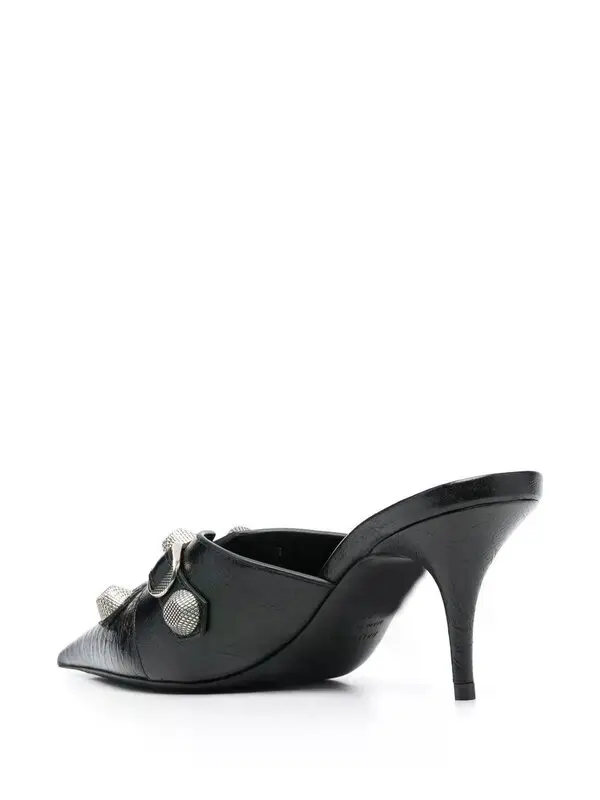 Balenciaga Cagole 80mm Pointed Mules