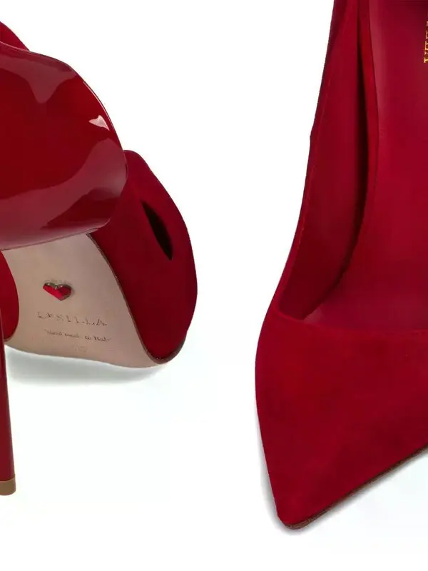 LE SILLA Petalo Blooming Heart Pumps - Red