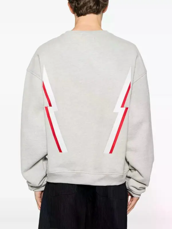 Rhude Logo-embroidered Cotton Sweatshirt