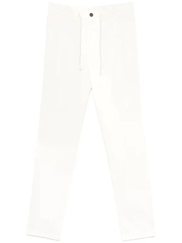 Eleventy Drawstring Trousers - Neutrals