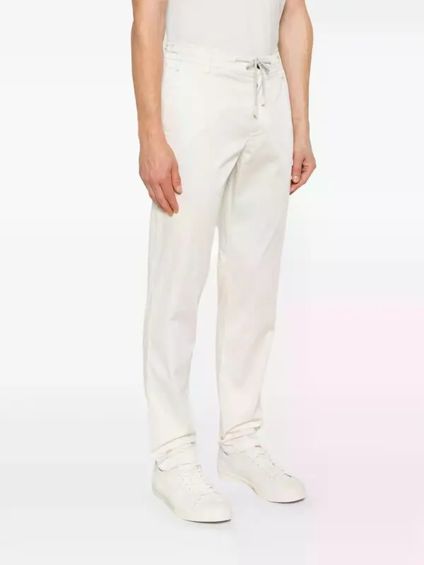 Eleventy Drawstring Trousers - Neutrals