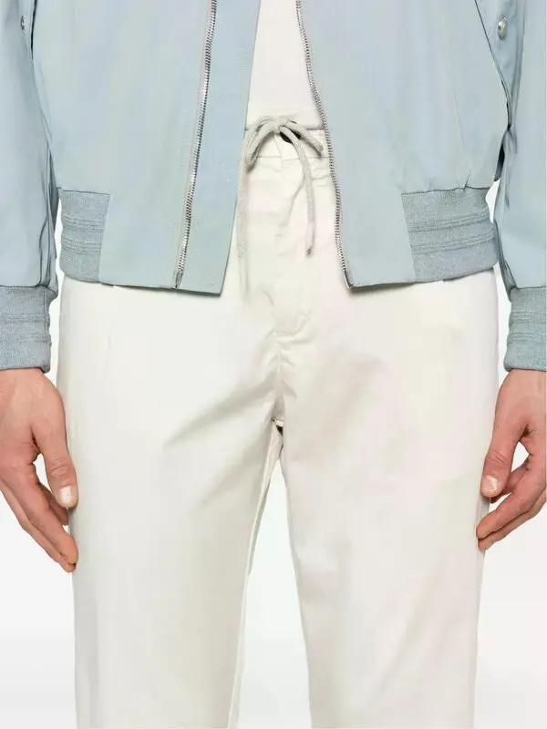 Eleventy Drawstring Trousers - Neutrals