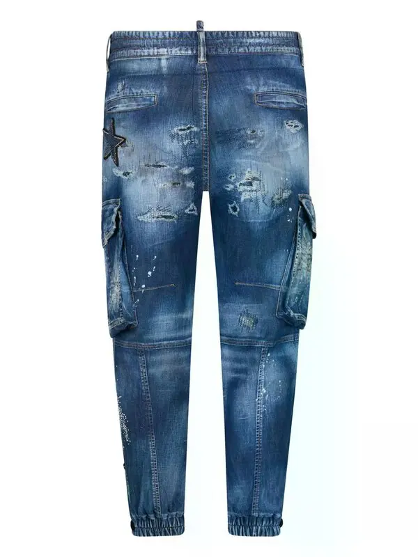 Dsquared2 Embellished Cargo Jeans