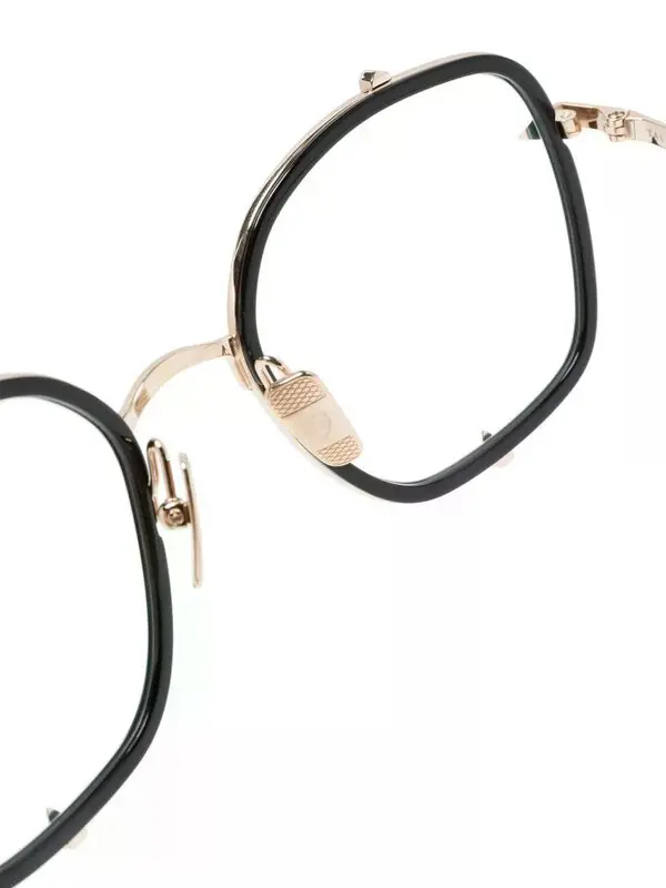 Dita Talon Three Square-frame Glasses - Black