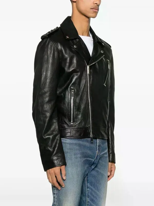 Alexander McQueen Leather Biker Jacket
