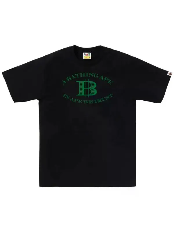 A BATHING APE Logo-print T-shirt - Black