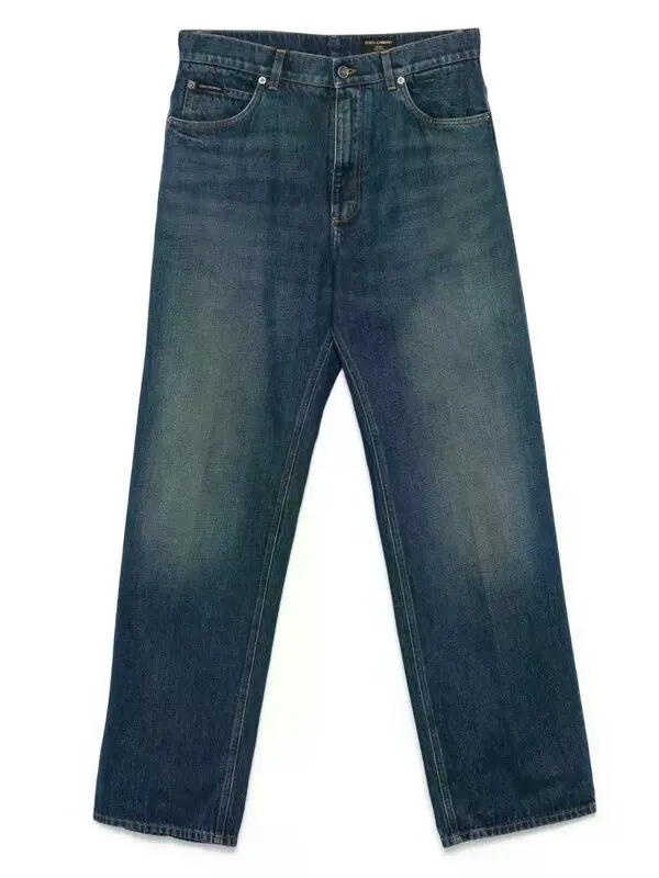 Dolce & Gabbana Logo-patch Jeans