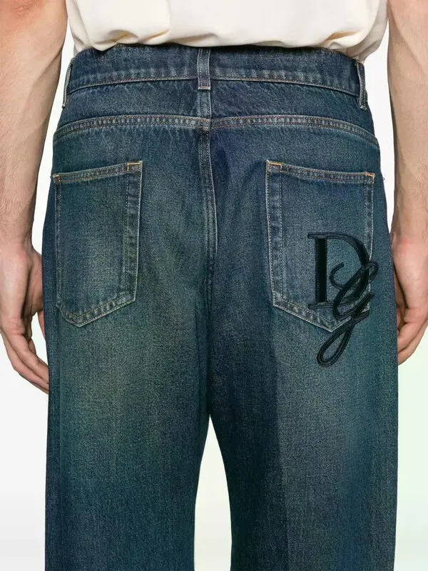 Dolce & Gabbana Logo-patch Jeans