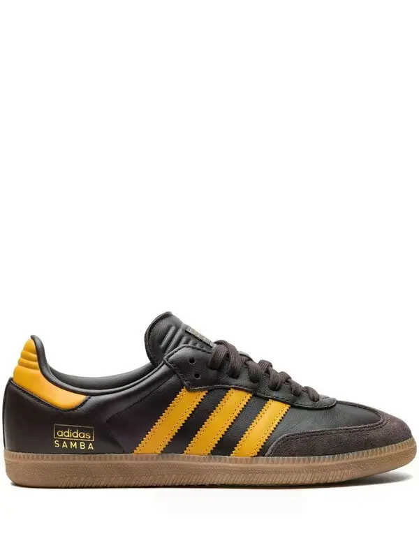 Adidas Samba Leather Sneakers - Brown