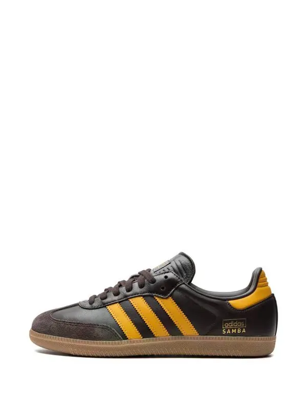 Adidas Samba Leather Sneakers - Brown