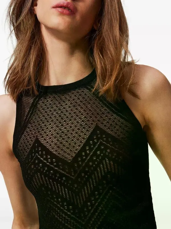 TWINSET Mesh Tank Top
