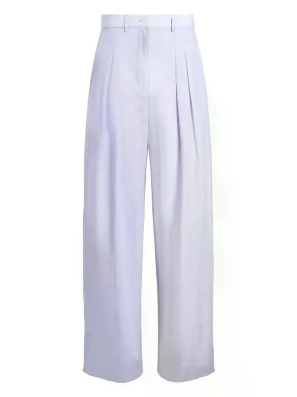 Proenza Schouler White Label Eleanor Paint Trousers - Blue
