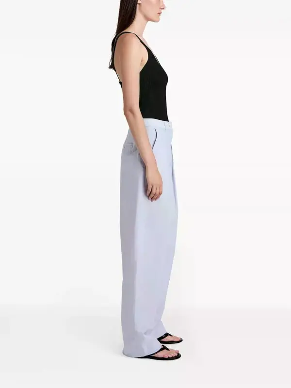 Proenza Schouler White Label Eleanor Paint Trousers - Blue