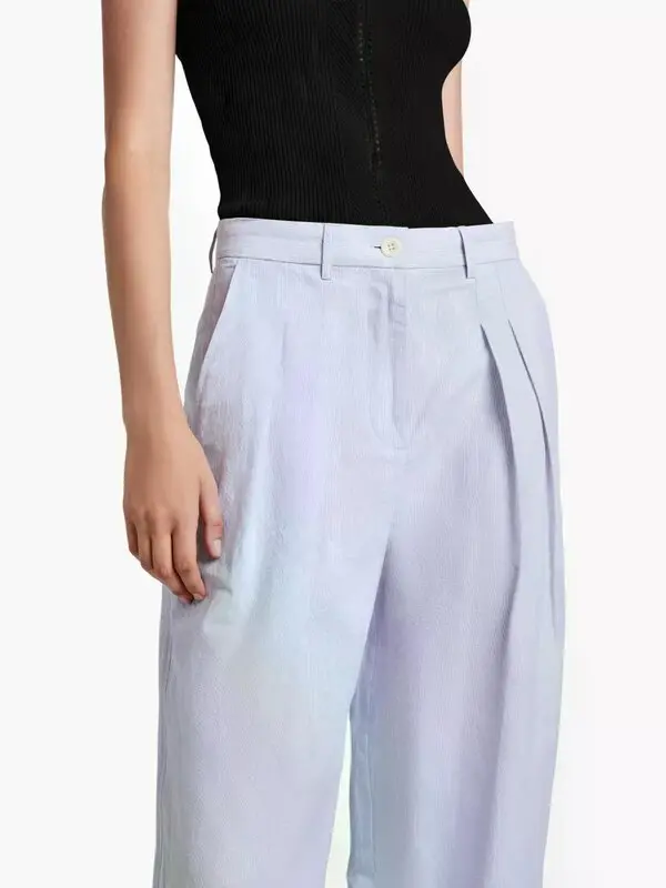 Proenza Schouler White Label Eleanor Paint Trousers - Blue