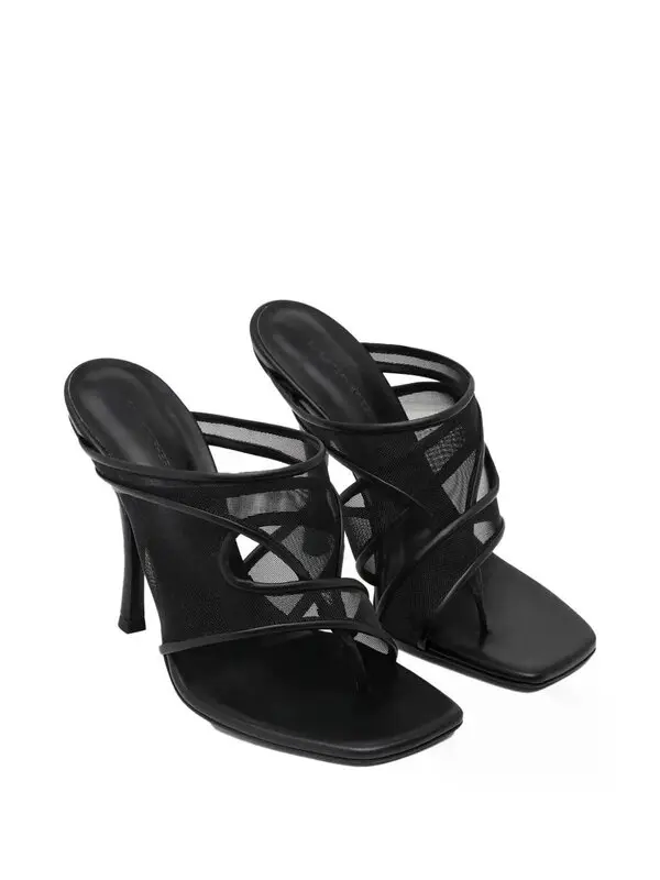 Christopher Esber Ringer Mesh-panel Heeled Mules