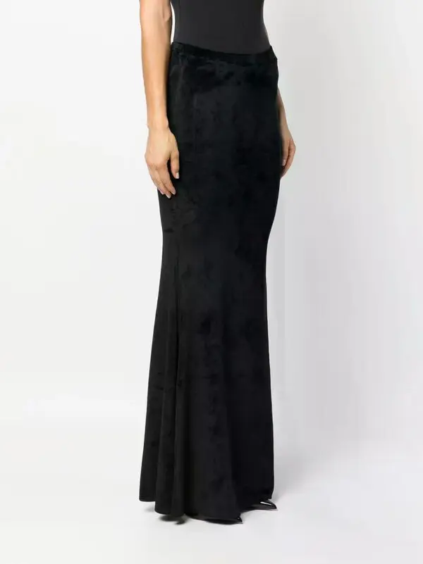 Gcds Velvet Maxi Skirt