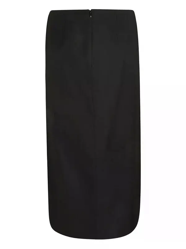 Alexander McQueen Front-slit Midi Skirt
