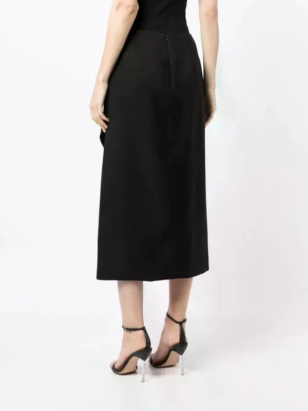 Alexander McQueen Front-slit Midi Skirt