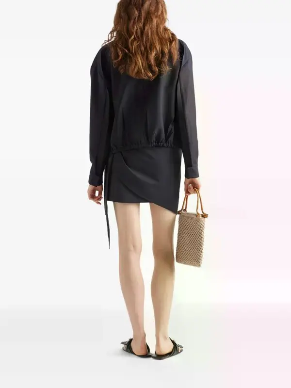 Prada Asymmetric Miniskirt