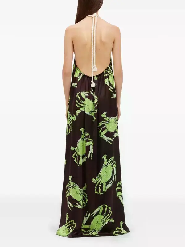 MSGM Graphic-print Maxi Dress