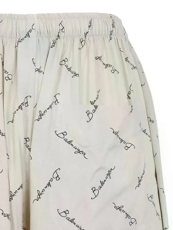 Balenciaga Printed Palazzo Pants