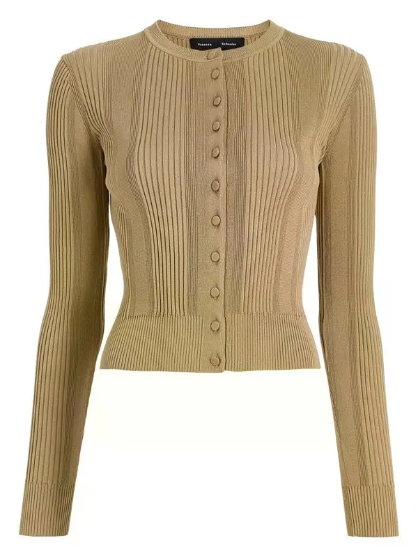 Proenza Schouler Currin Cardigan - Neutrals