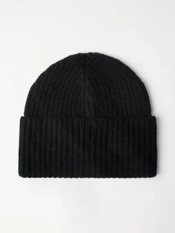 Brunello Cucinelli Cashmere Beanie Hat - Black