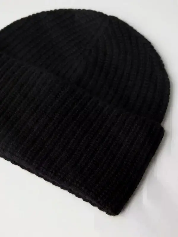 Brunello Cucinelli Cashmere Beanie Hat - Black