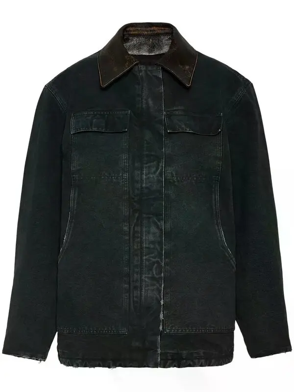 Prada Triangle-logo Canvas Jacket