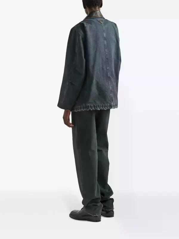 Prada Triangle-logo Canvas Jacket