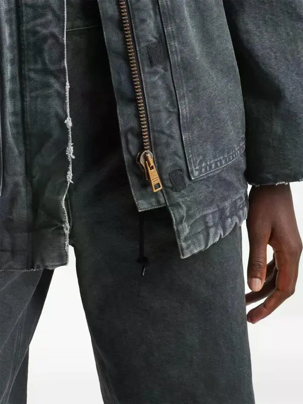 Prada Triangle-logo Canvas Jacket