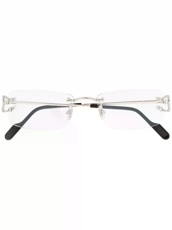 Cartier Square-frame Rimless Glasses