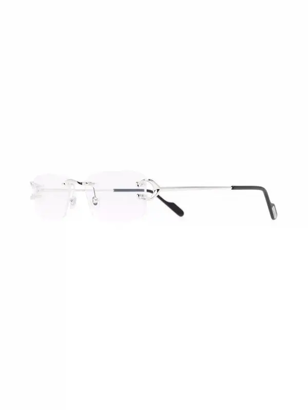 Cartier Square-frame Rimless Glasses