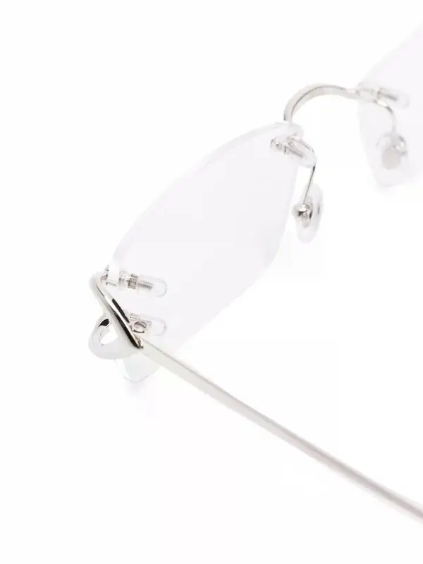 Cartier Square-frame Rimless Glasses